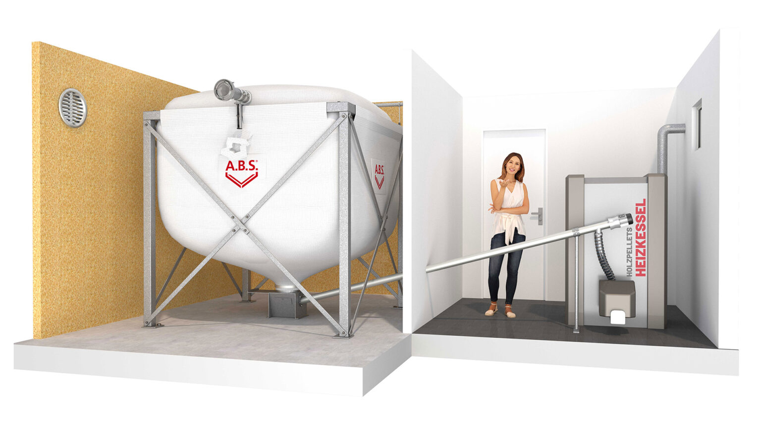 Pelletsilo Flexilo® STANDARD - die Lagerlösung die immer passt
