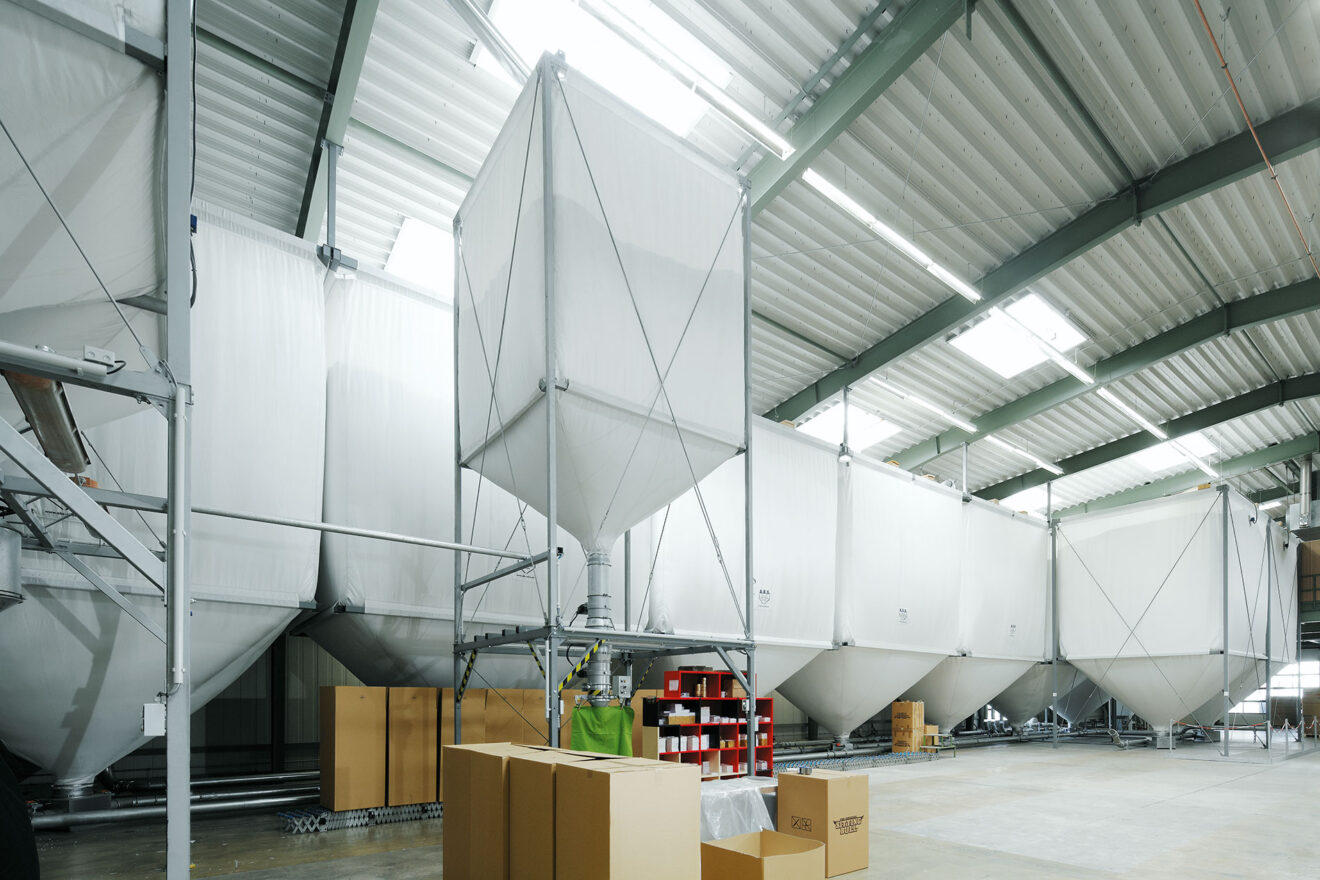 Anwendungsbeispiele Gewebesilos in Siloanlagen - Sacksilos A.B.S.